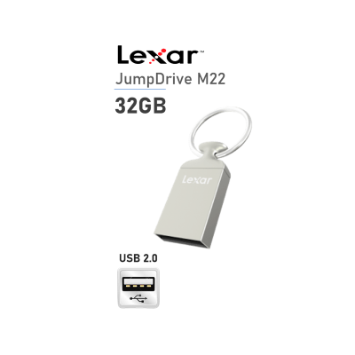 MEMORIA USB LEXAR JumpDrive M22 USB 2.0 32 GB COLOR PLATA – COMPU ...